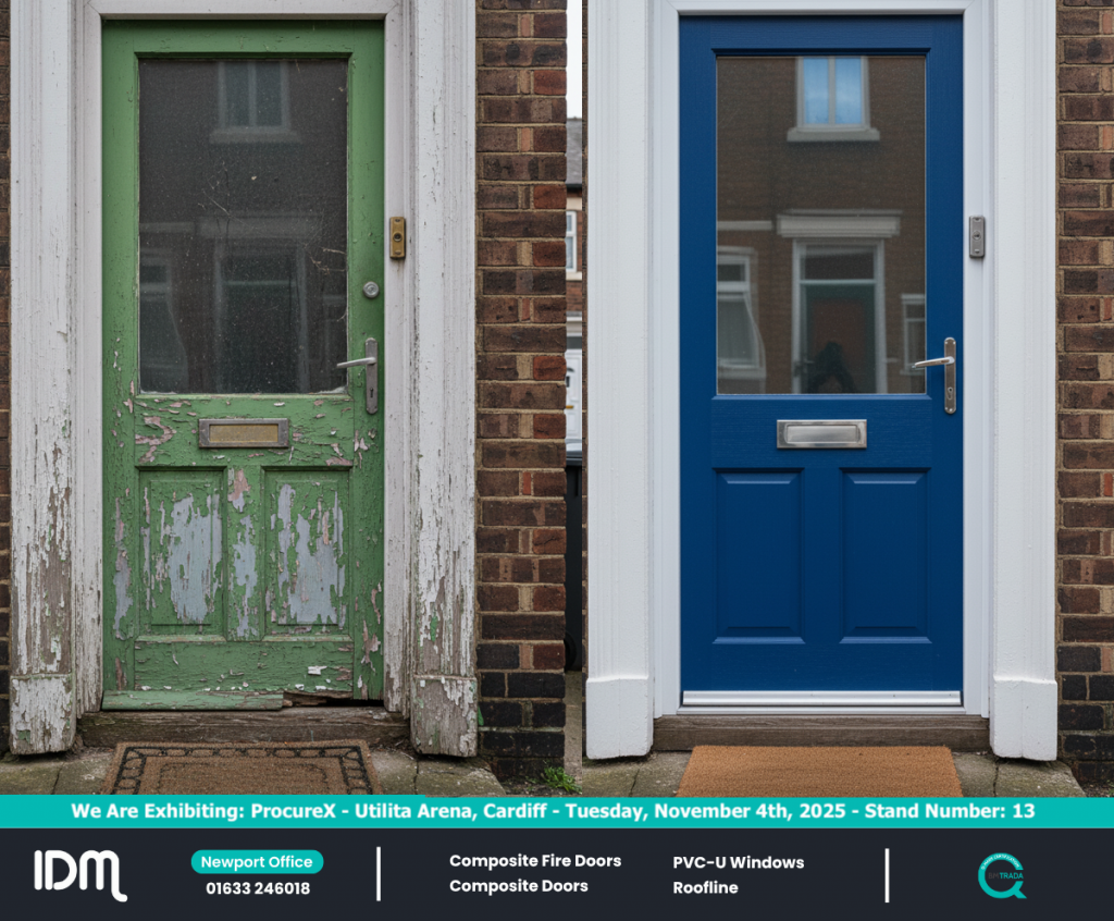 From Drab to Fab: The Surprising Before & After of a Front Door - IDM Doors
